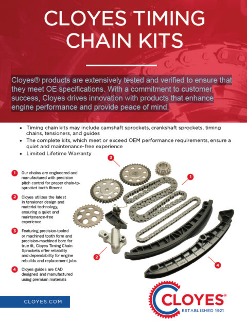 Cloyes Gear and Products - Jobber Nation