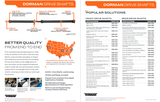 Dorman-Drive-Shaft-Flyer-p12 - Jobber Nation